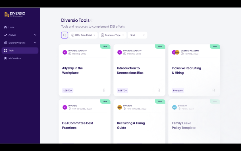 The Diversio Platform V3.0 - Diversio